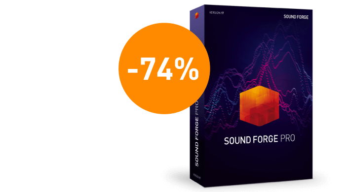 SOUND FORGE Pro 17: solución de edición de audio para profesionales