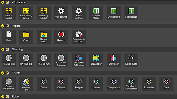 SOUND FORGE Pro 16 | Functions | Professional recording, editing ...