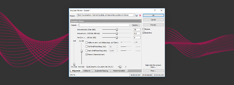 SOUND FORGE Pro 16 | Functions | Professional recording, editing ...