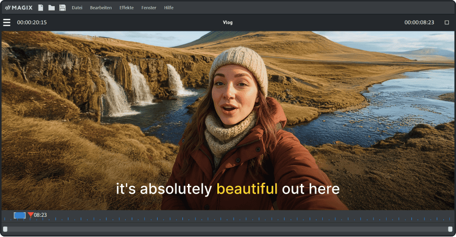 Video editing with the new MAGIX Video Pro X.